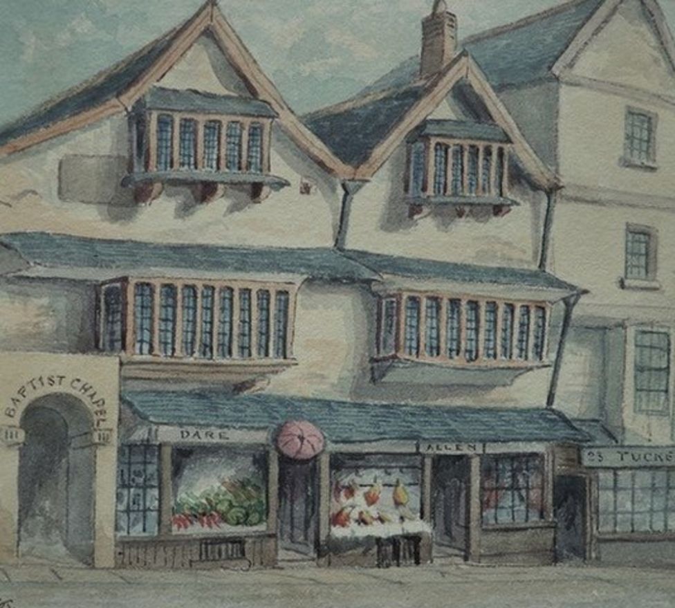 Ancient panel origins traced to Exeter house - BBC News