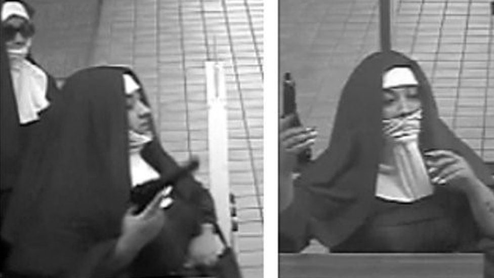Women dressed as nuns attempt Pennsylvania bank robbery - BBC News