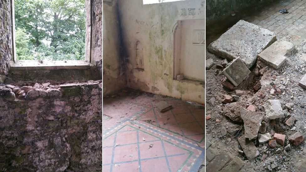 Abandoned 'Satanist' church vandalised in Lincolnshire - BBC News