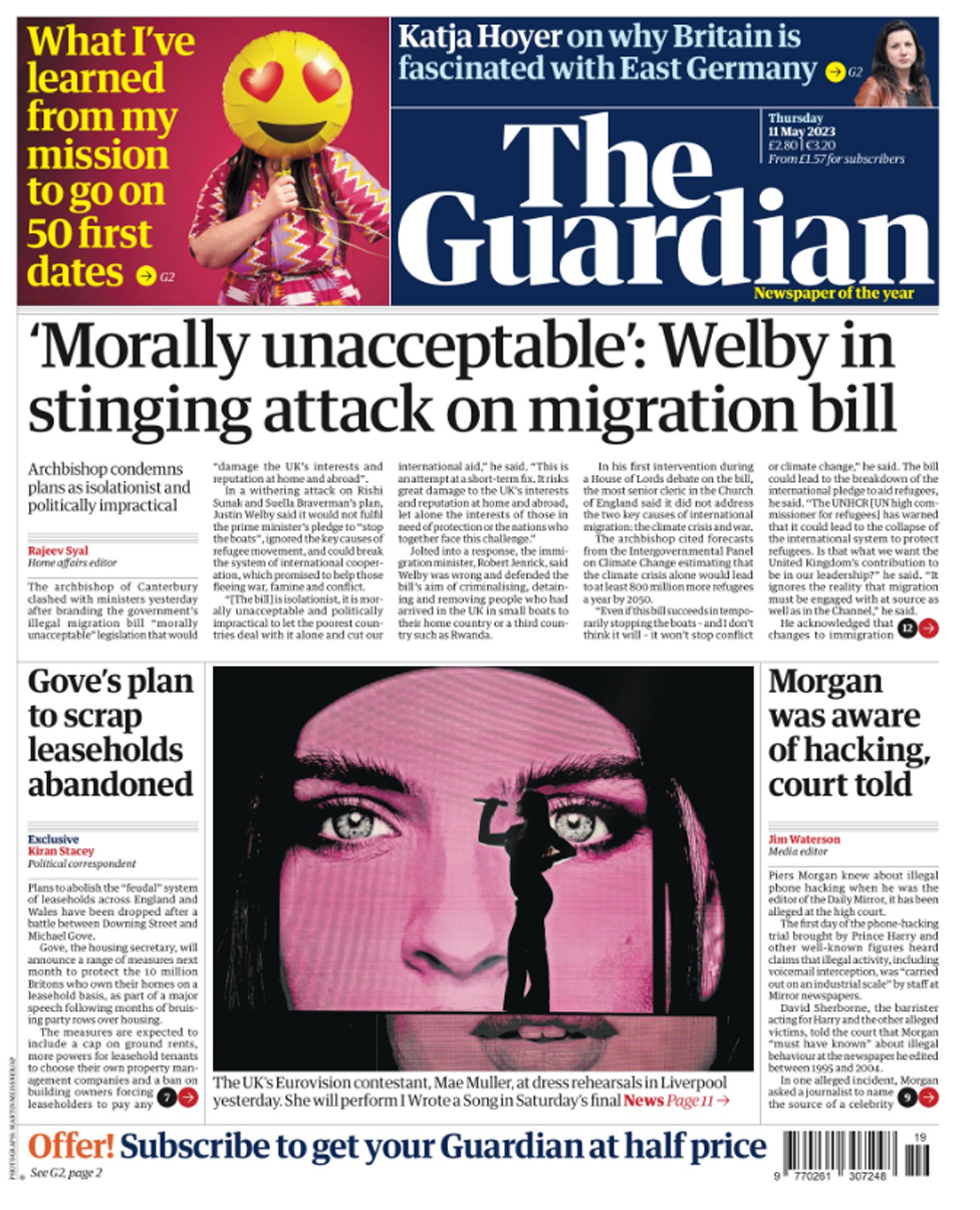 Welby 'clashes with ministers' over small boats bill - BBC News