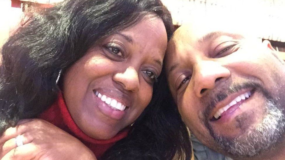 Newlywed shoots 'wonderful' wife in San Bernardino class - BBC News