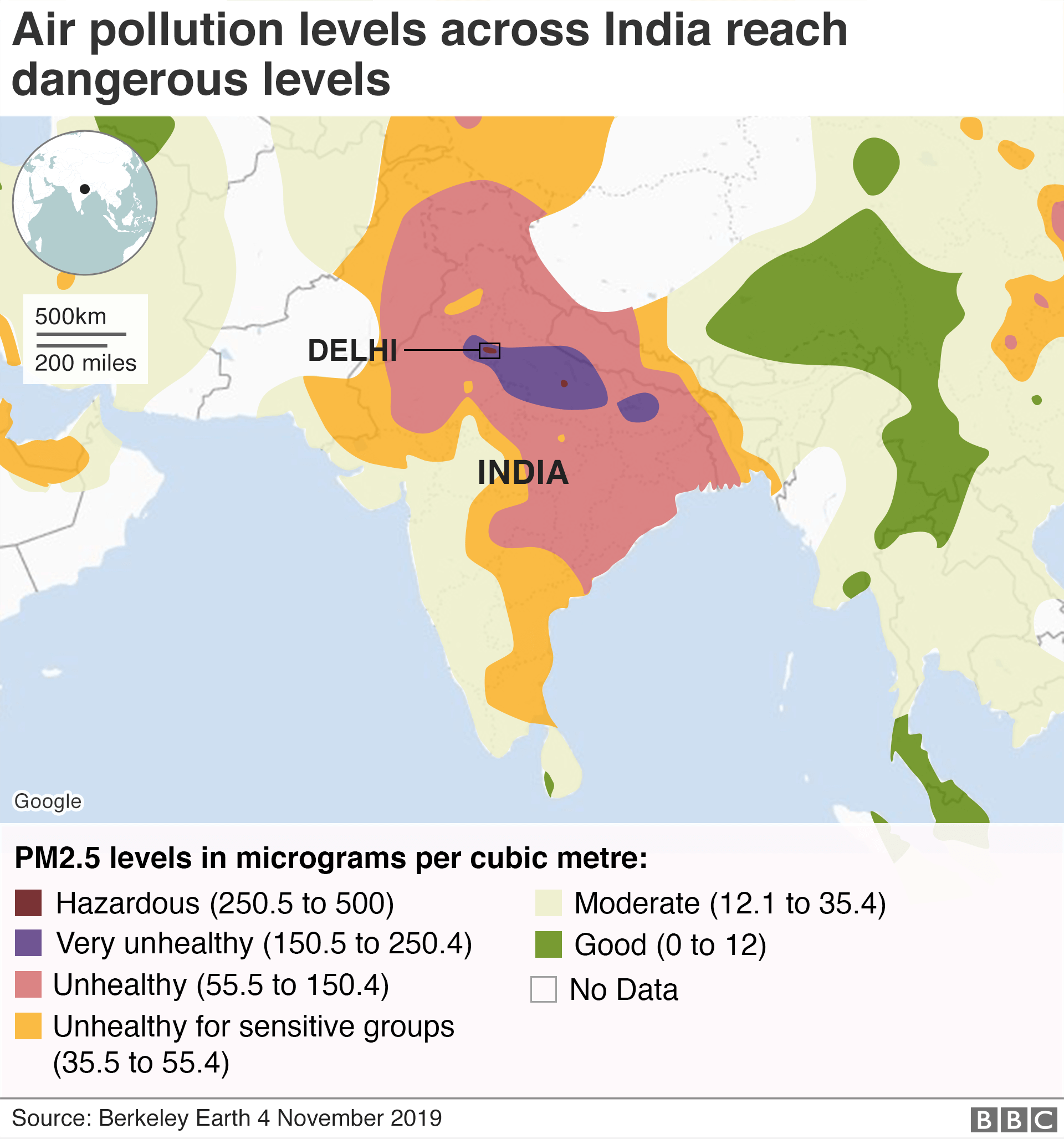 Is India's crop burning polluting Pakistan's air? - BBC News