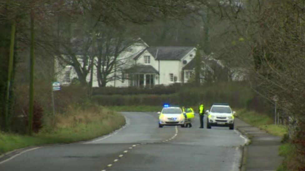 Pedestrian killed in road accident in Dunadry - BBC News