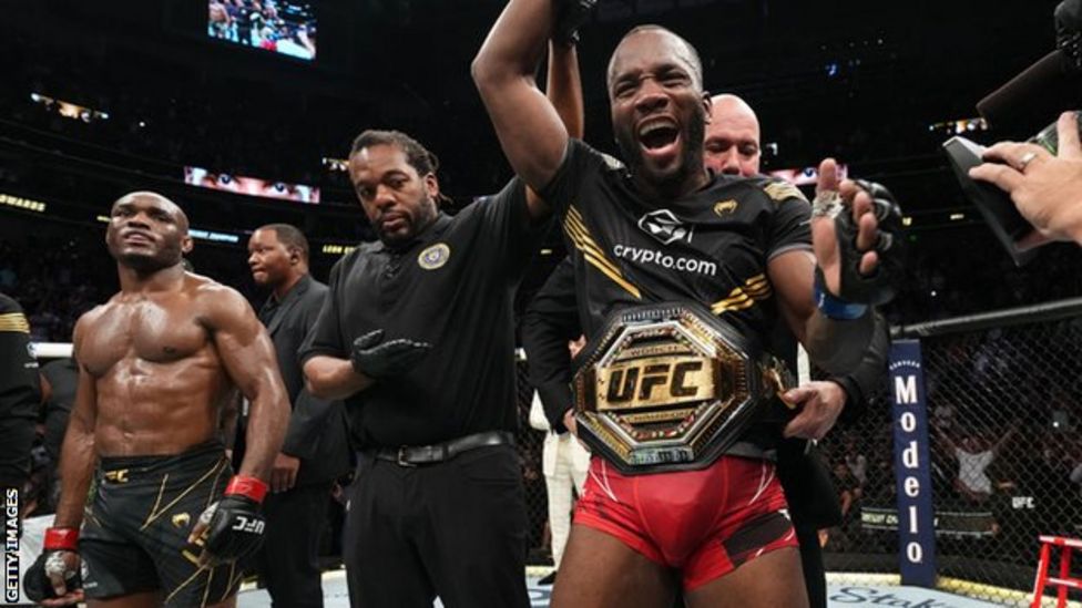 UFC: New champion Leon Edwards returns to UK to visit epic mural in ...