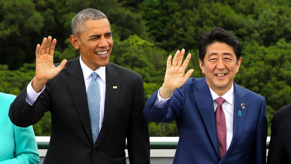 US President Barack Obama has visited Hiroshima in Japan - BBC Newsround