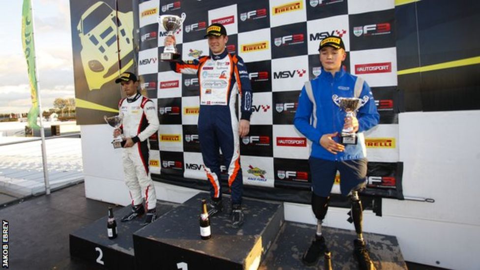 Billy Monger: Teenage amputee seals third in race three on Donington ...