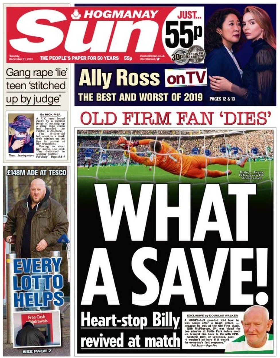 Scotland's papers: Church ad protest and smacking ban fears - BBC News