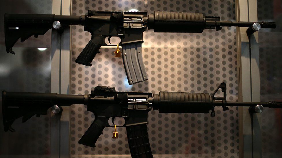 US Supreme Court will not hear 'assault weapons ban' case - BBC News
