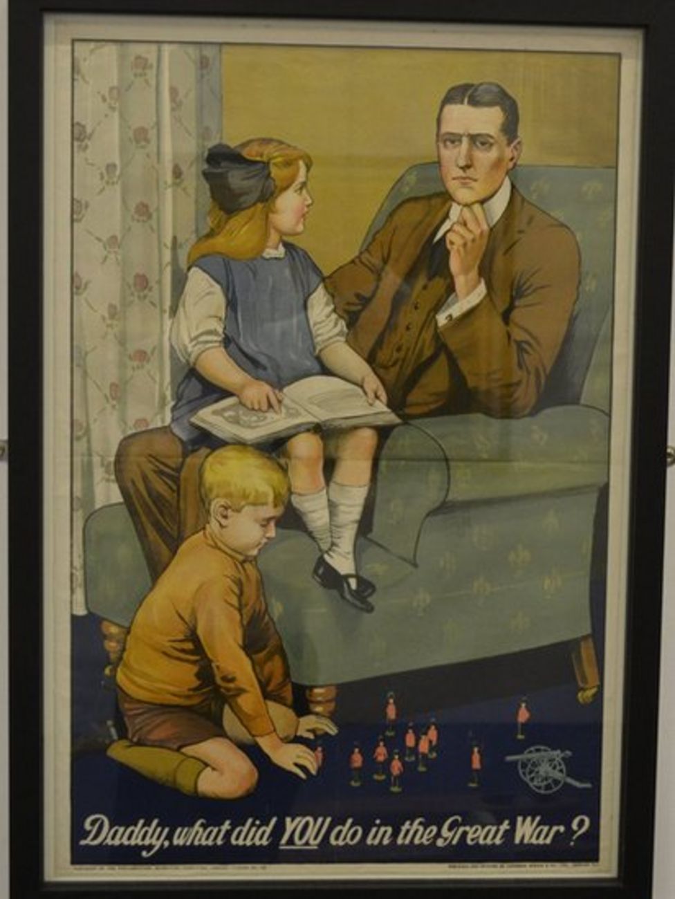 WW1 propaganda posters on display at Swansea Museum - BBC News