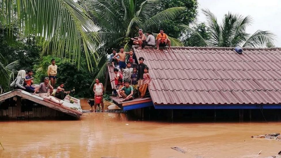 Myanmar flooding displaces more than 16,000 people - BBC News