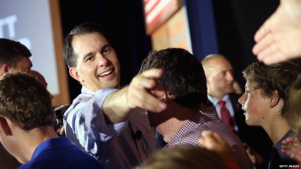 Scott Walker: A Republican candidate made by liberal activists? - BBC News