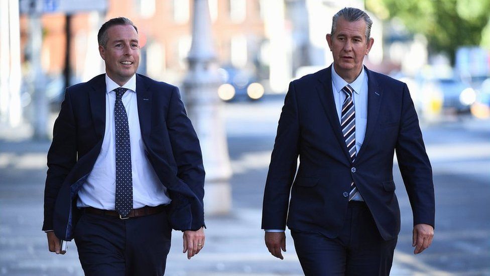 Paul Givan nominated by Edwin Poots as NI's new first minister - BBC News