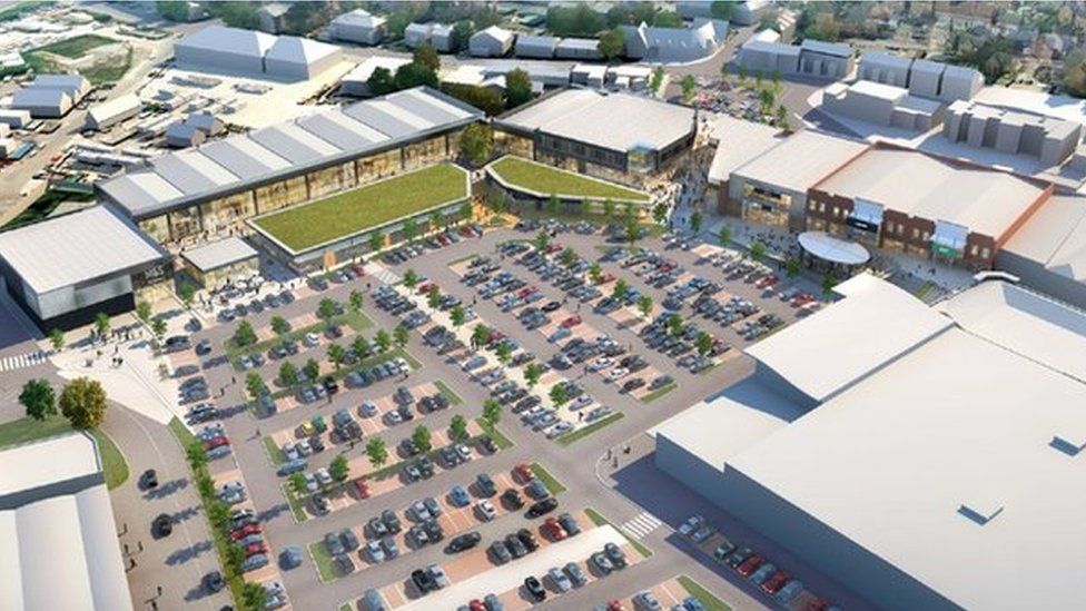 Didcot shopping centre's £50m expansion opens first shops - BBC News