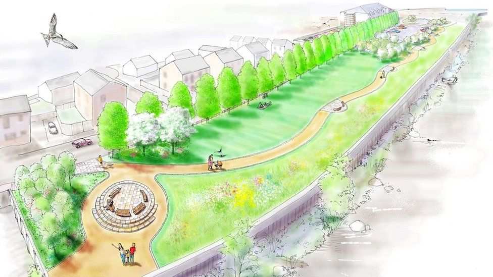 Port Talbot's derelict Green Park to become 'green oasis' - BBC News