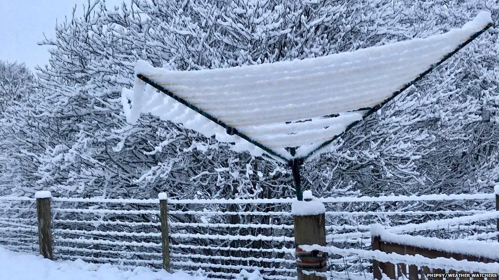 April snow showers - BBC Weather