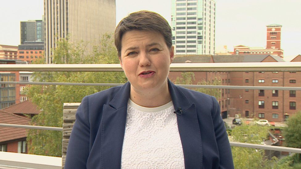 Ruth Davidson calls for 'practical and pragmatic' Brexit - BBC News