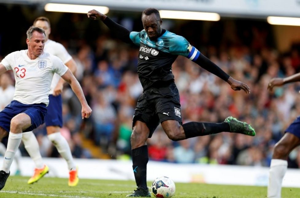 Soccer Aid 2019: Usain Bolt wows the crowd at charity match - BBC Newsround