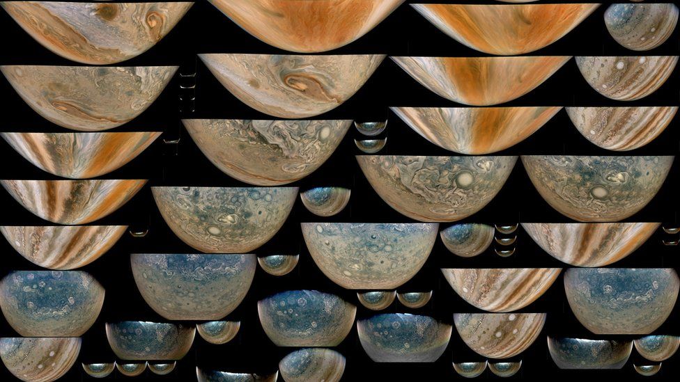 Nasa's Juno spacecraft shares amazing pictures of Jupiter's storms ...