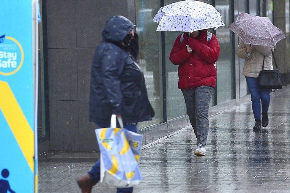 Storm Barra in pictures: Strong winds and heavy rain hit Northern ...