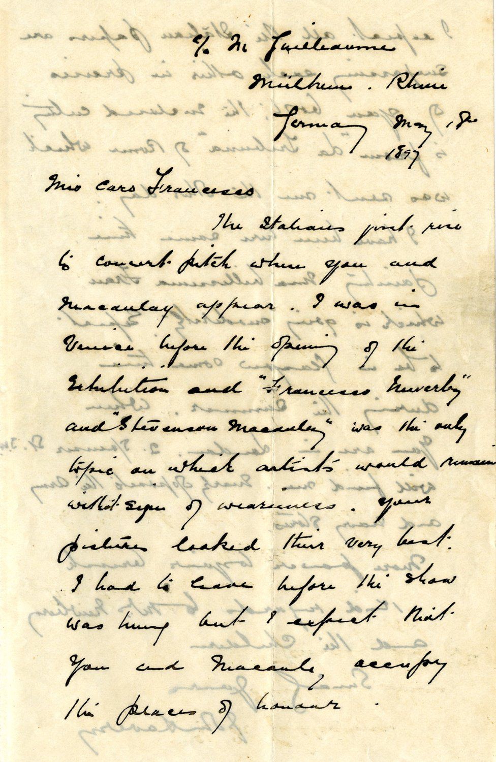 Letters from Rodin, Wells and Morris uncovered at Glasgow School of Art ...