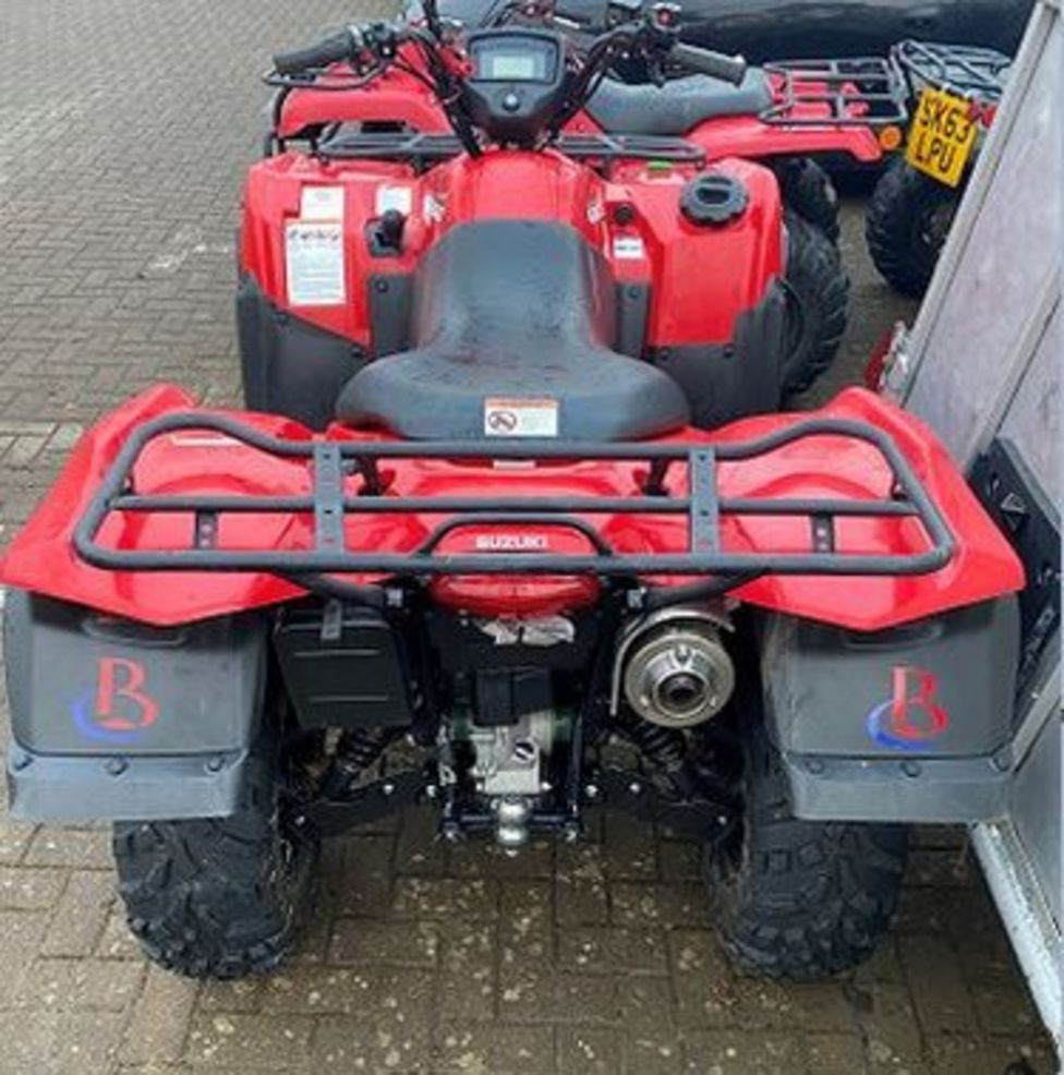 Borders College raiders make off with minibuses and quad bikes - BBC News