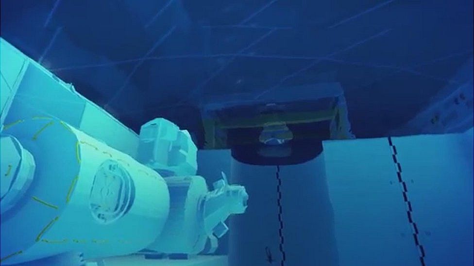 Virtual tour of 'world's deepest space pool' released - BBC News