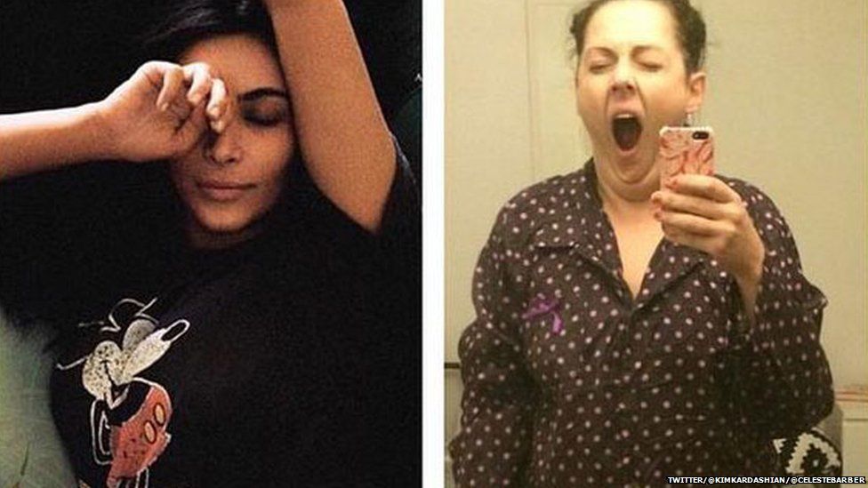 Comedian recreates celebrity Instagram selfies - BBC News