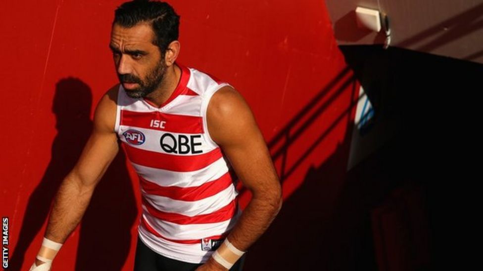 Adam Goodes: Former Aussie Rules star says abuse left him 'heartbroken ...