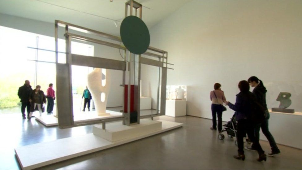 Wakefield's Hepworth gallery celebrates fifth anniversary - BBC News