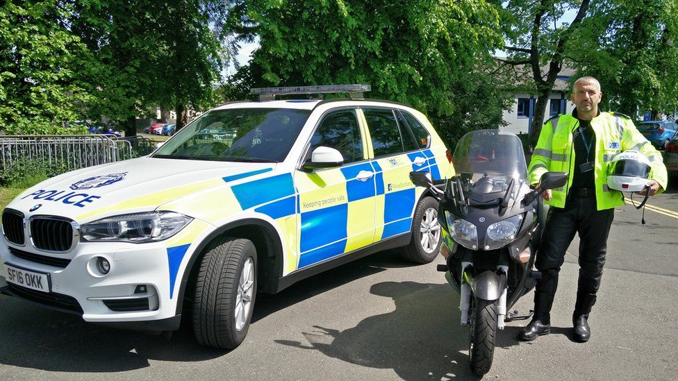 Unmarked motorcycle patrols to target Borders roads - BBC News