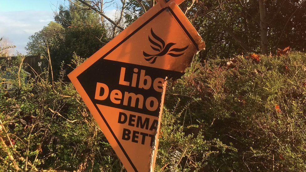 General election 2019: 'Extremism' row over signs in Somerset - BBC News