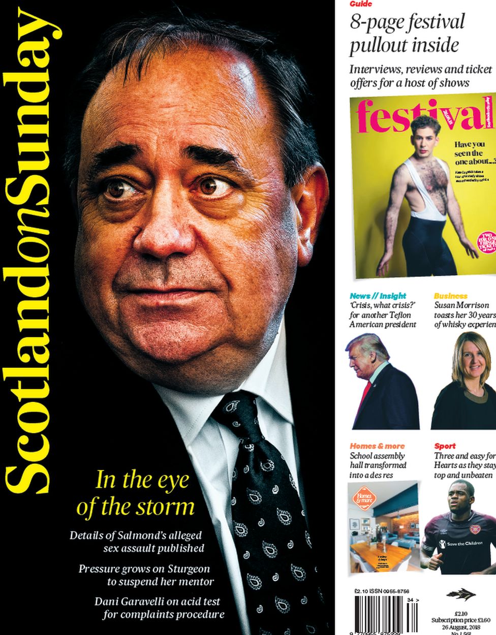 The papers: 'In the eye of the storm' - BBC News