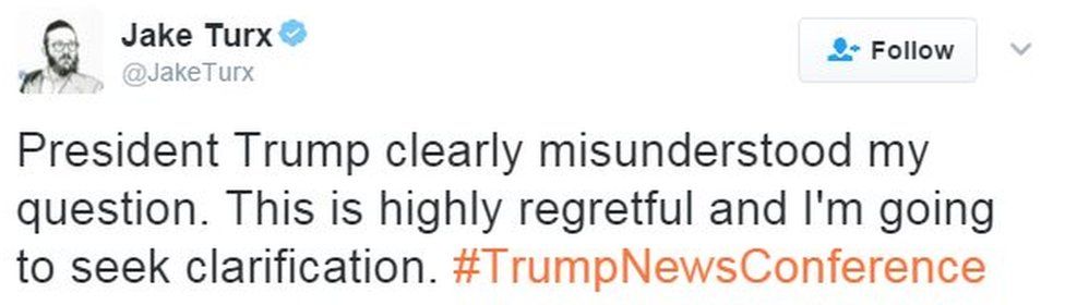 'Least racist person' Trump stirs row with reply to black reporter ...