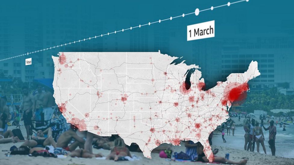 Coronavirus: How the pandemic in US compares with rest of world - BBC News