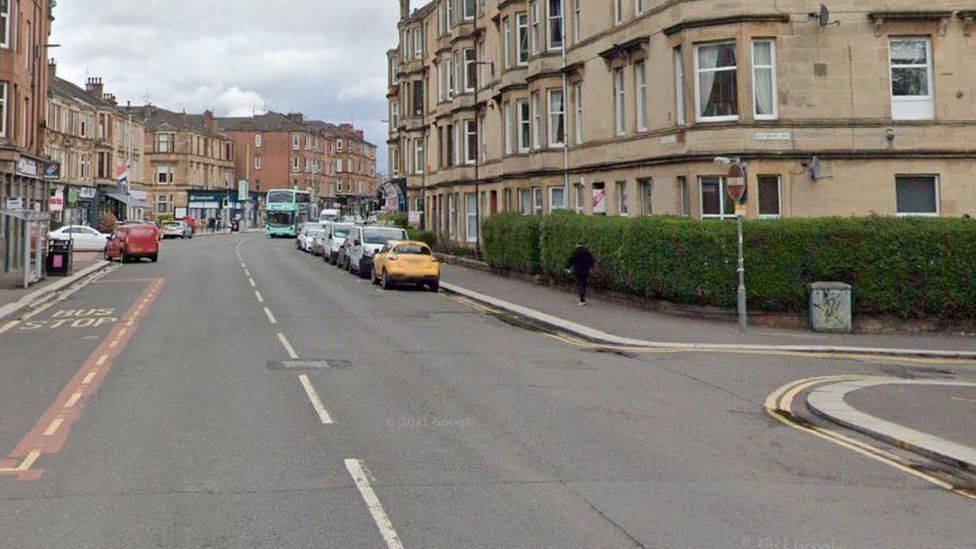 Pedestrian Dies Three Days After Being Hit By Car In Glasgow BBC News Pedestrian Dies Three Days After Being Hit By Car In Glasgow BBC News