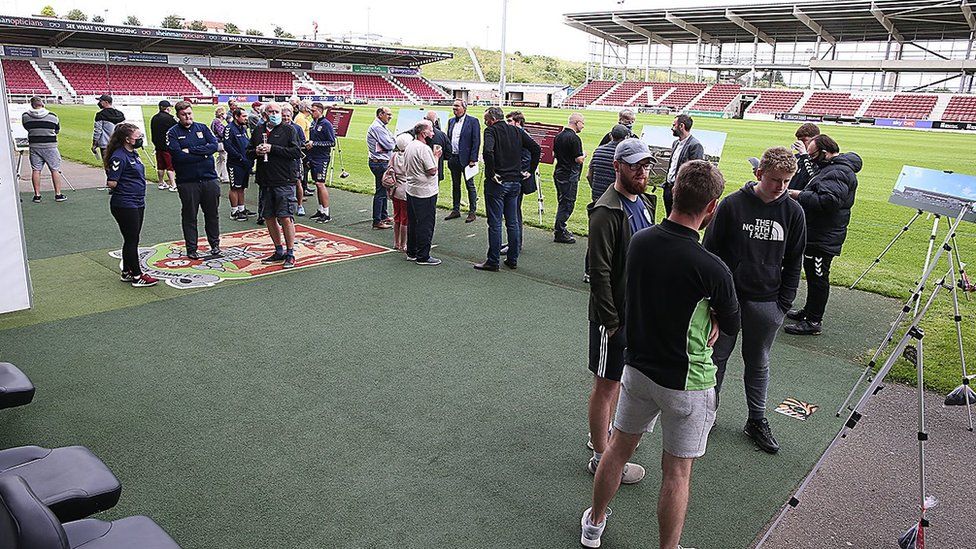 Northampton Town: Plans for unfinished East Stand revealed - BBC News