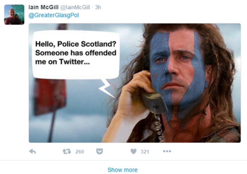Police Scotland mocked over Twitter advice - BBC News