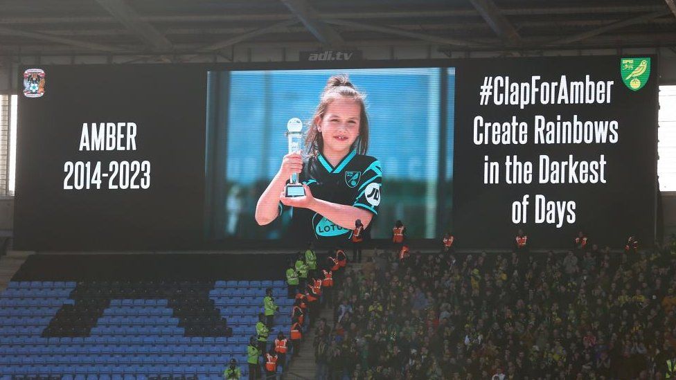 Norwich City pay tribute to eight-year-old fan who died - BBC News