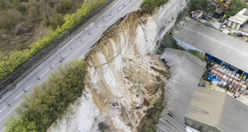 Swanscombe cliff collapse leaves businesses still suffering a month on ...