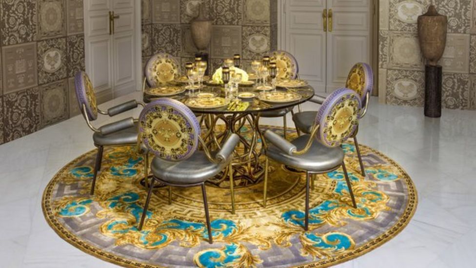Living in Versace: if you loved the outfit, you can buy the flat - BBC News