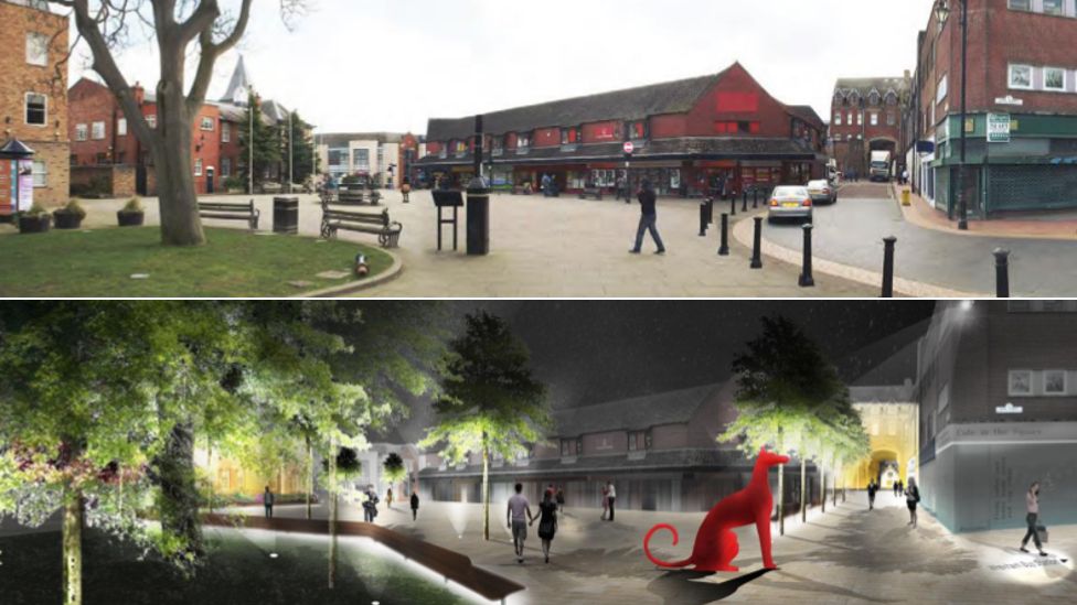 Wrexham town centre regeneration action call - BBC News