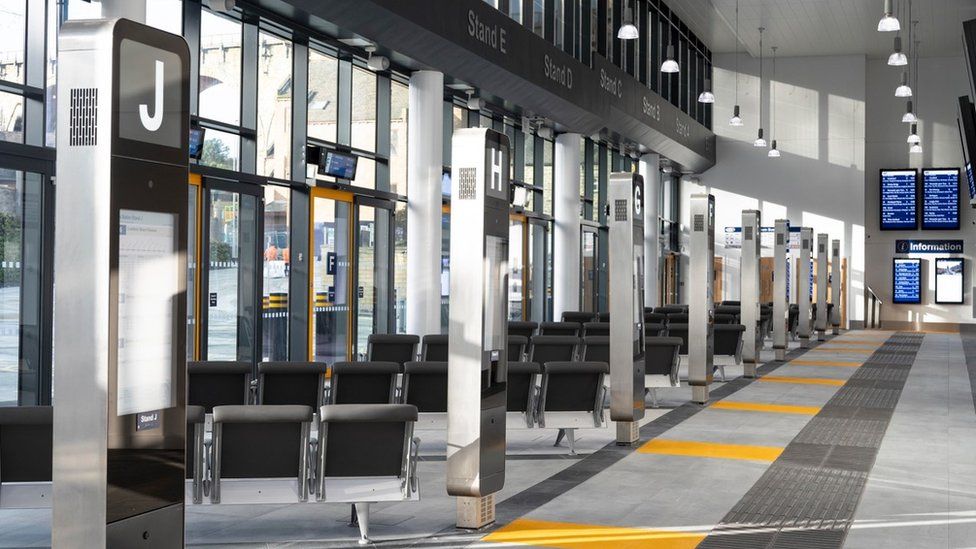 Durham bus station: Transport hub opens to public - BBC News