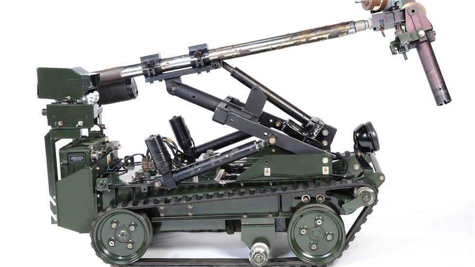 Puppet and pipe bomb at 'Troubles and Beyond' exhibition - BBC News