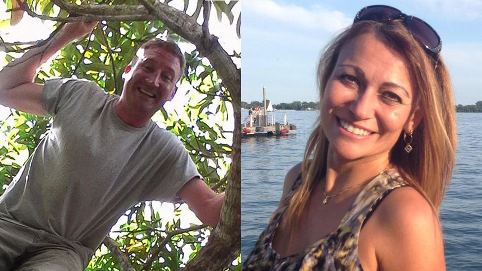 Ex-Marine and girlfriend found 'strangled' - BBC News