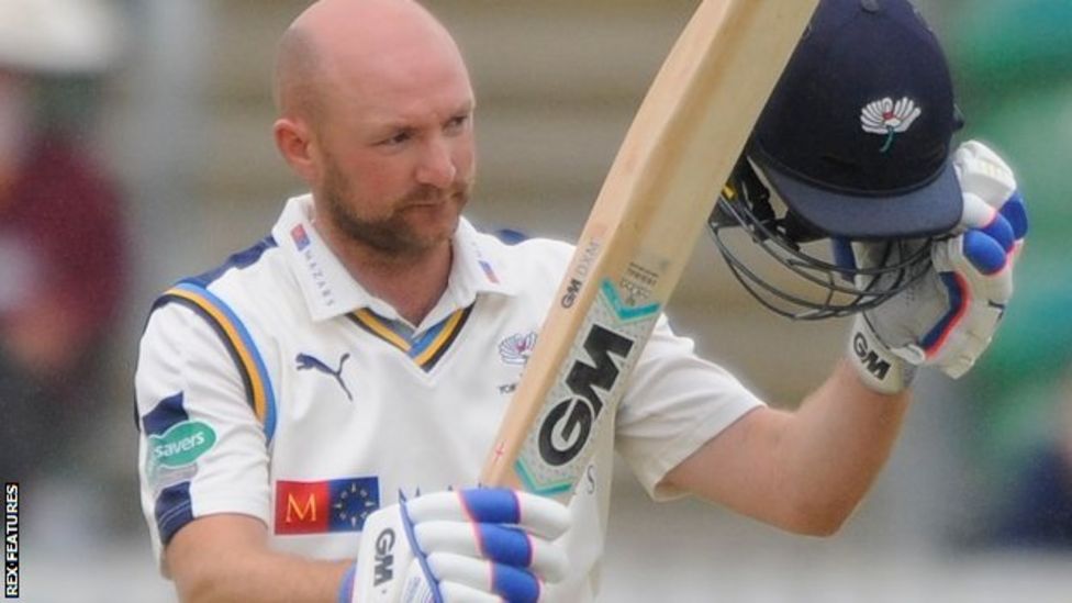 County Championship: Adam Lyth hits century for Yorkshire against ...