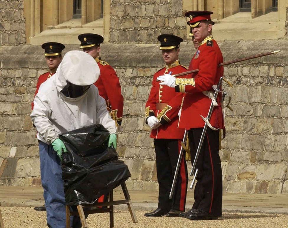 When the Queen was snapped 'giggling' at Prince Philip - BBC News