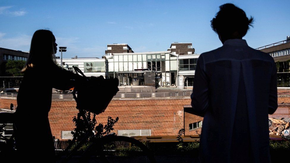 Copenhagen police station hit as Danish capital sees second blast - BBC ...