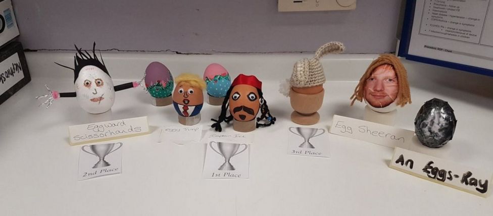 Easter pop star 'Egg Sheeran' a hit - BBC News