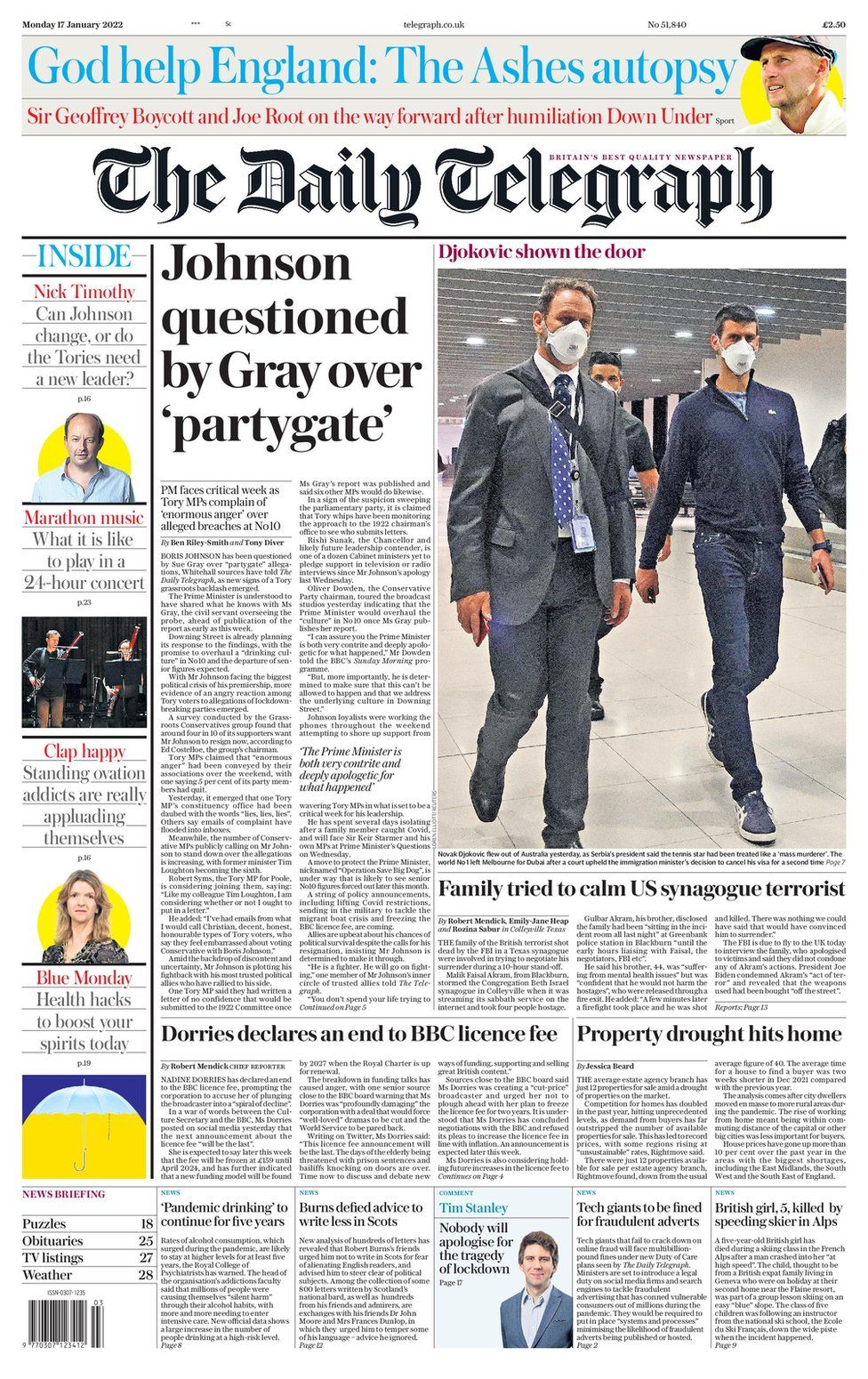 Scotland's papers: Number 10 staff blamed and policy blitz to save PM ...