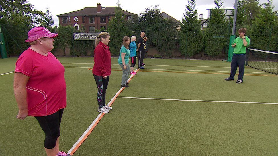 Tennis is a smash for blind and visually-impaired people - BBC News
